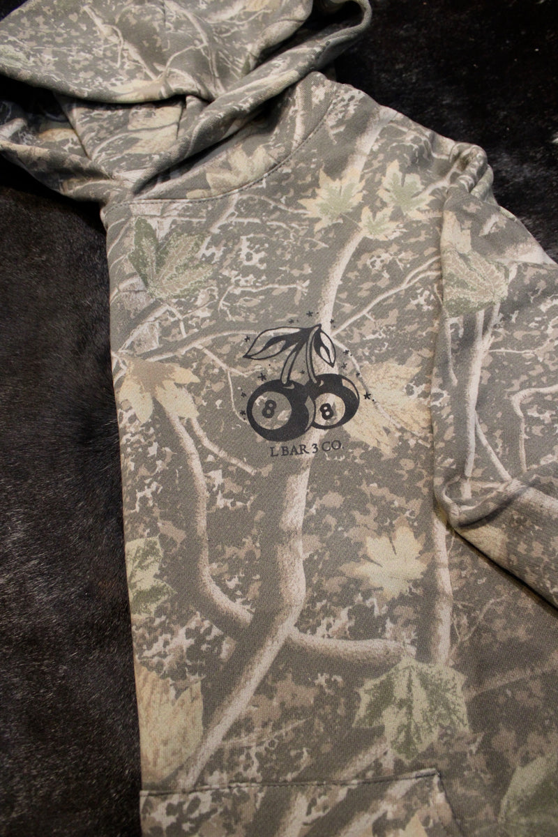 Camo Cherry Hoodie – L Bar 3 Co.